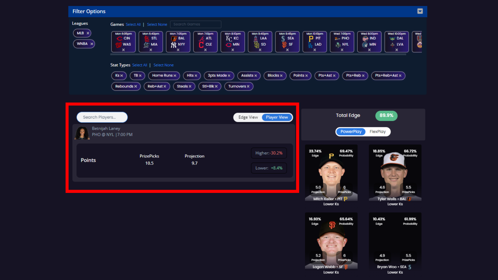 Introducing Unabated's DFS Pick'em Lineup Optimizer for Underdog and PrizePicks